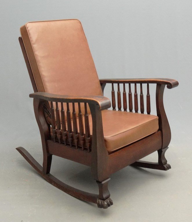 Victorian Morris Rocking Chair - Jul 25, 2015 | Copake Auction Inc. in NY