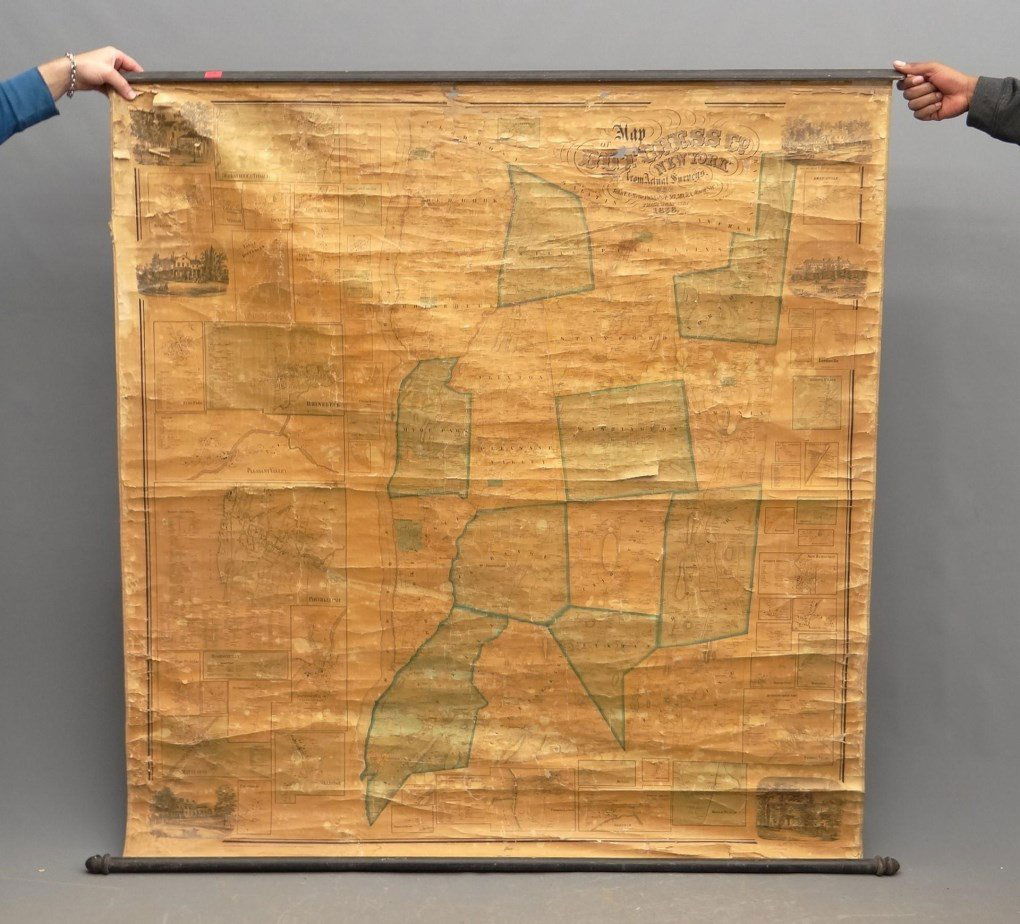 1858 Map Of Dutchess County New York