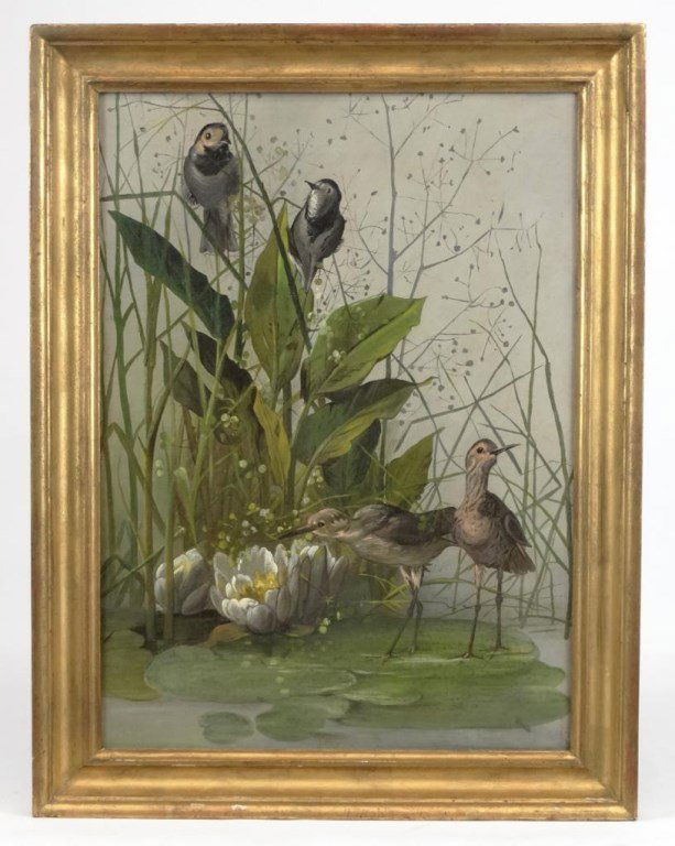 Painting, Birds In Water