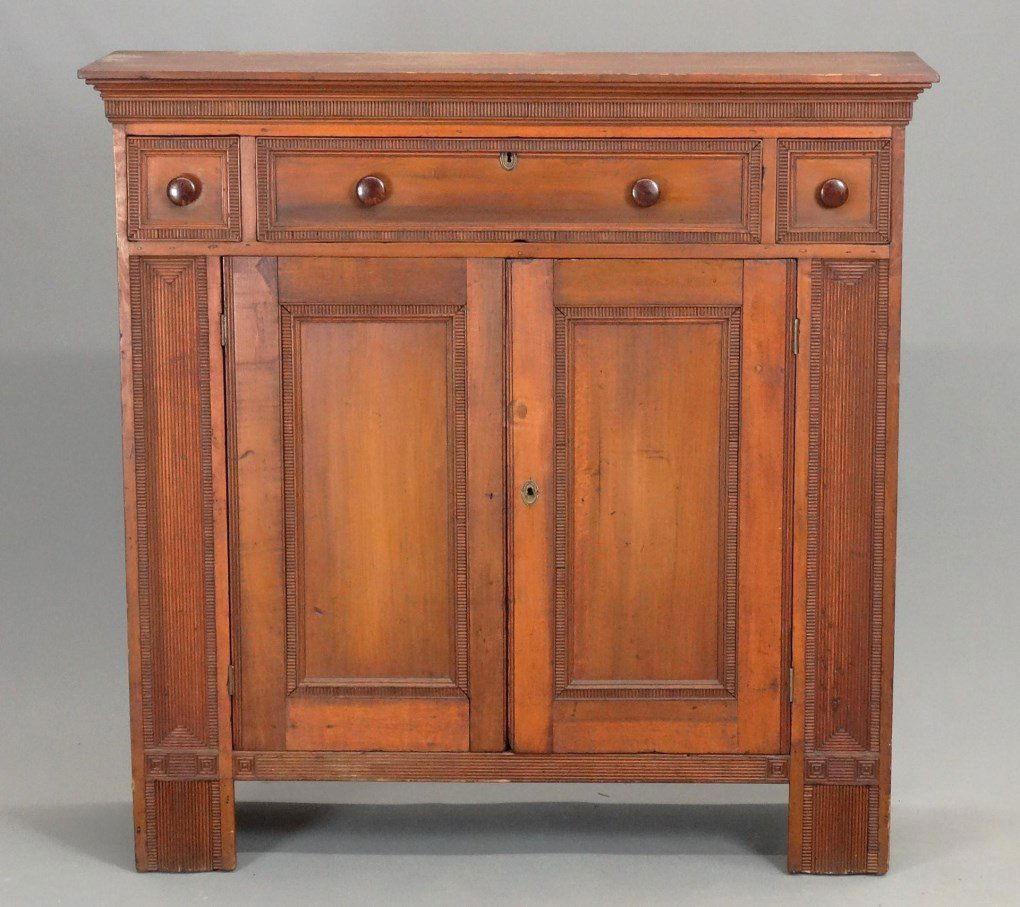 19th c. Bergen County Hackensack N.J. Cupboard
