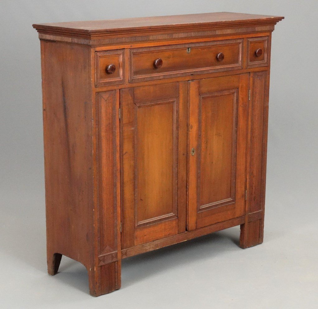 19th c. Bergen County Hackensack N.J. Cupboard - Jan 01, 2017 | Copake ...