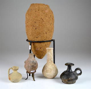 Five Ancient Pottery Vessels
