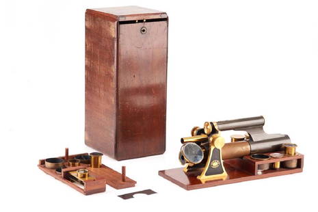 Smith & Beck Student Microscope. 1850.