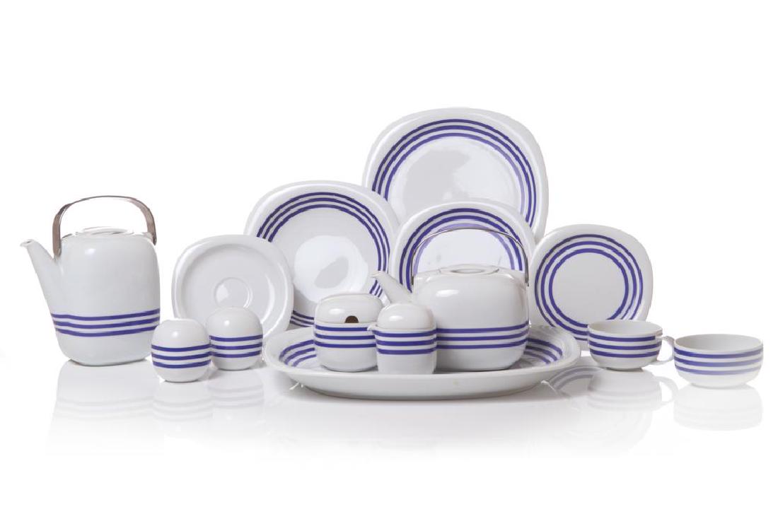 59 piece Rosenthal Blue Stripe dinner set