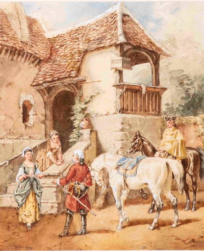 Joseph Payton Of Warwick (british, 19th C)