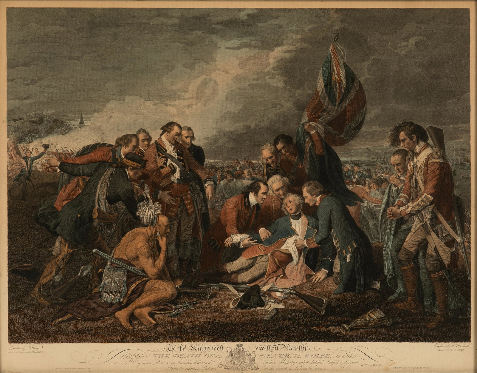 [prints Historic] The Death Of Wolfe