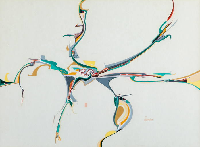 Alex Janvier (first Nations, B. 1935)