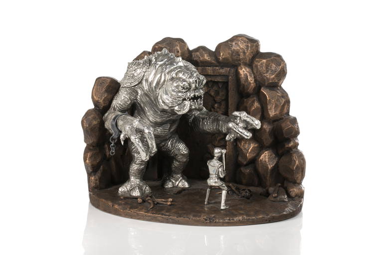 STAR WARS PEWTER DIORAMA LUKE VS RANCOR (#2125) on May 31, 2022 | A.H ...