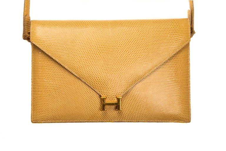 VINTAGE HERMES LIZARD SKIN LYDIE TWO-WAY BAG (#3018) on Aug 25, 2022 ...