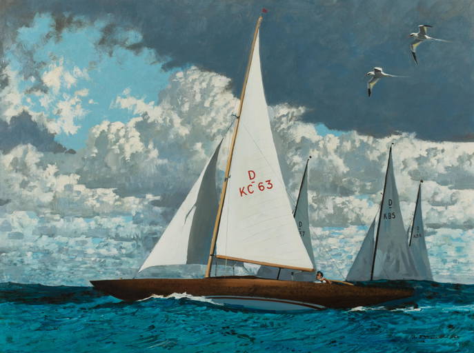 KEITH SHACKLETON (British, 1923-2015) (#2065) on Aug 24, 2022 | A.H ...