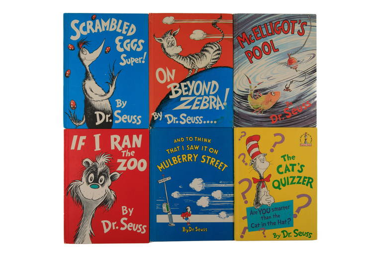 Dr. Seuss Discontinued Children's Books (6 Vols)