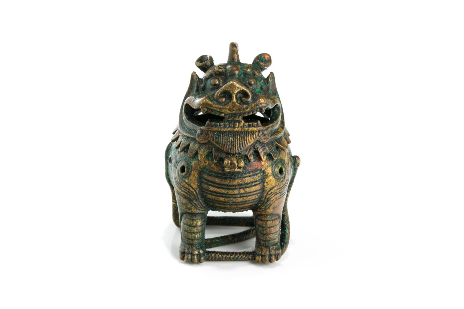 A Chinese 19th Century Bronze Luduan Censer Auction