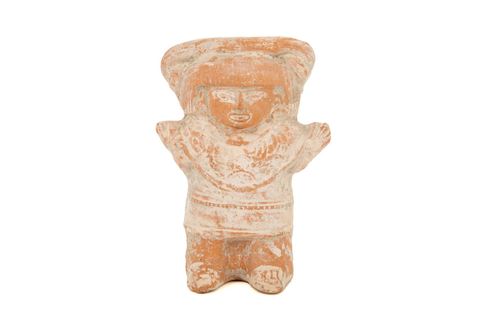 Mayan Terracotta Pottery Nopiloa Rattle Figure Auction