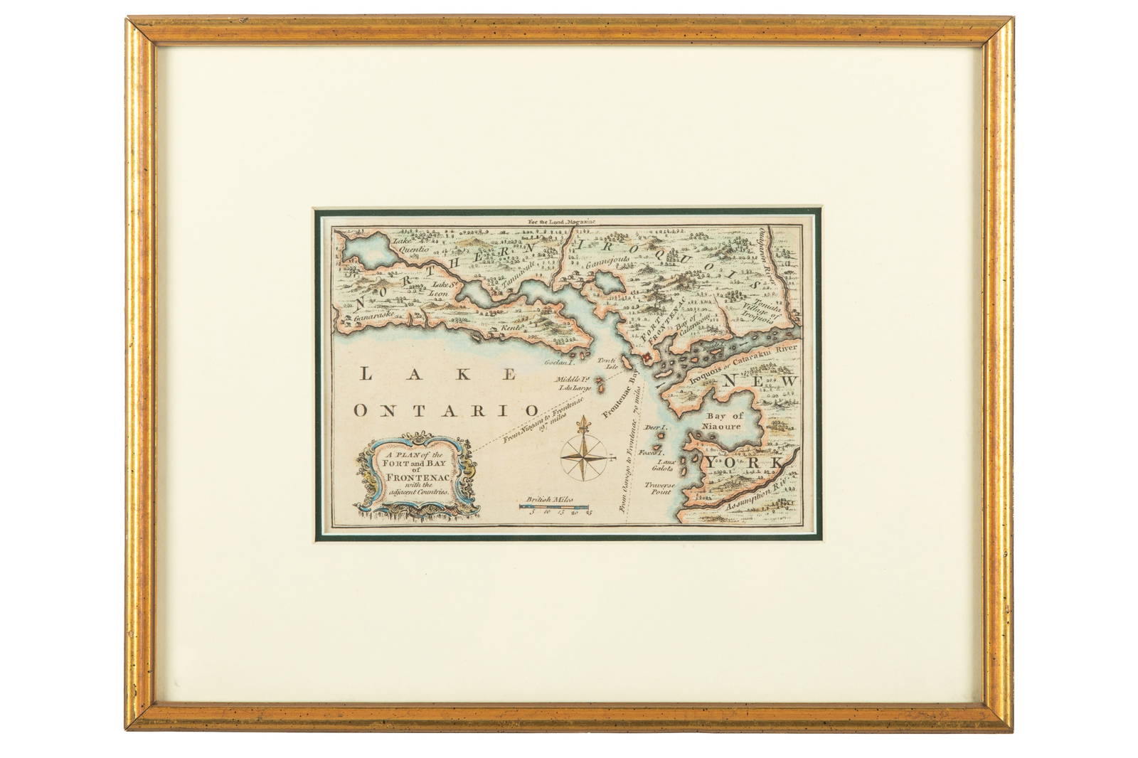 A Plan Of The Fort And Bay Of Frontenac (1758) Auction