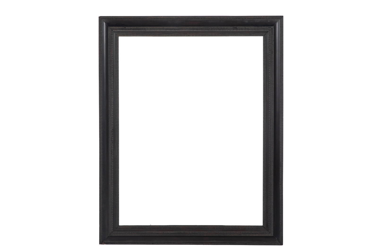 Black Painted Dutch Ripple Moulding Frame, 20th C Auction