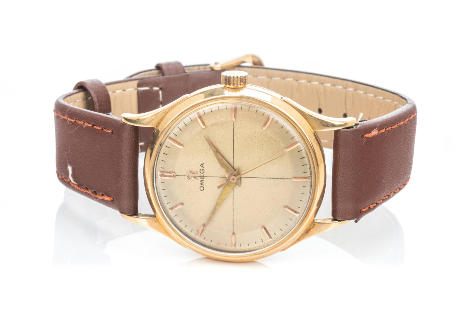 Vintage Omega 'century' Gold Wrist Watch, 44.8g Auction