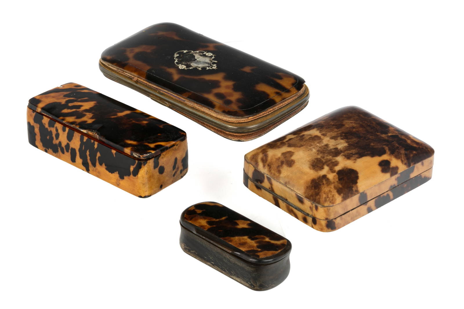 Four Tortoiseshell Boxes Auction