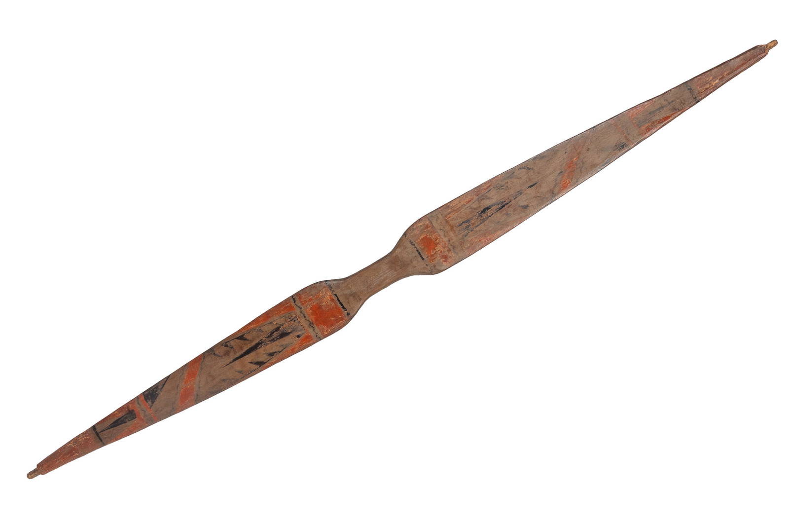 Modoc Native American Polychromed Bow Auction