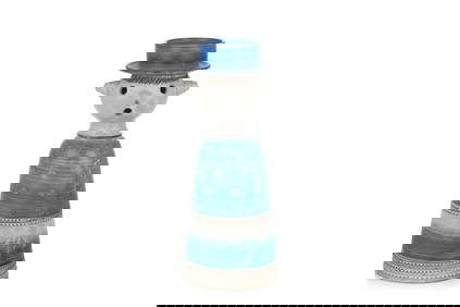 Raku Pottery Pigeon Figure