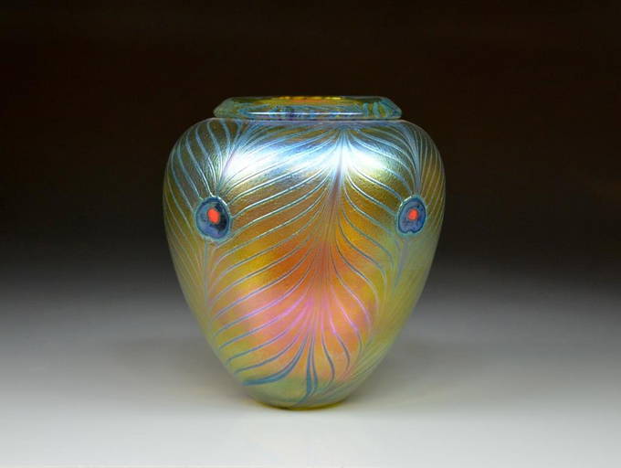 Robert Held Canadian Art Glass Vase