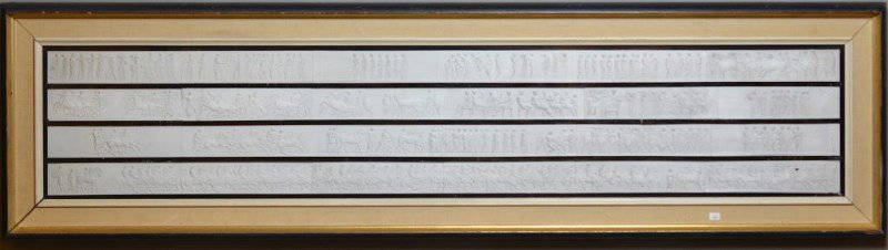 19th Century Cased Set Of Plaster Relief Panels,