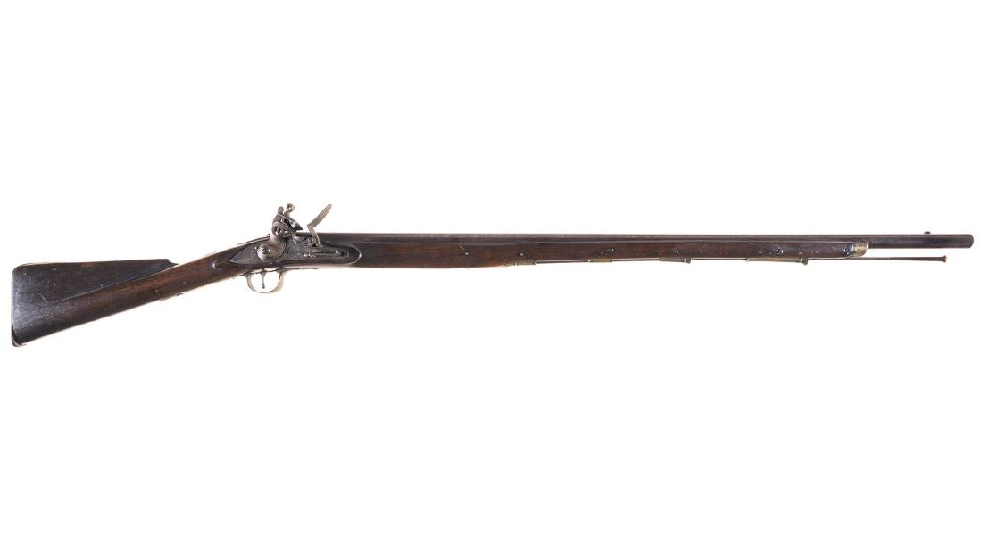 Brown Bess Type Flintlock Musket With Elephant Lock