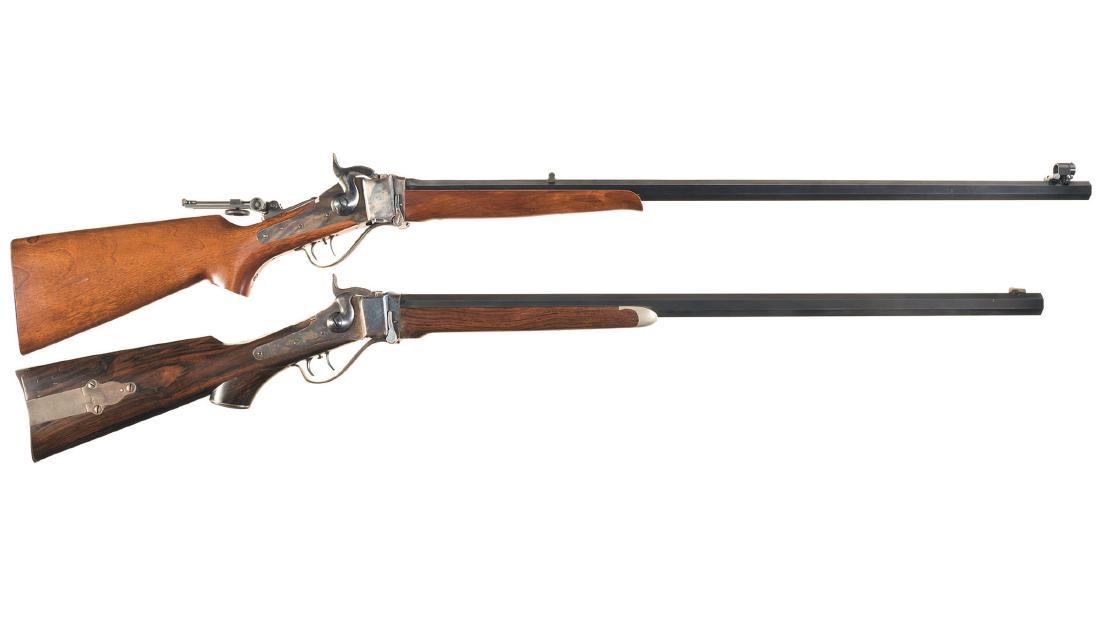 Two Reproduction Sharps Single Shot Rifles - Jun 20, 2019 | Rock Island ...