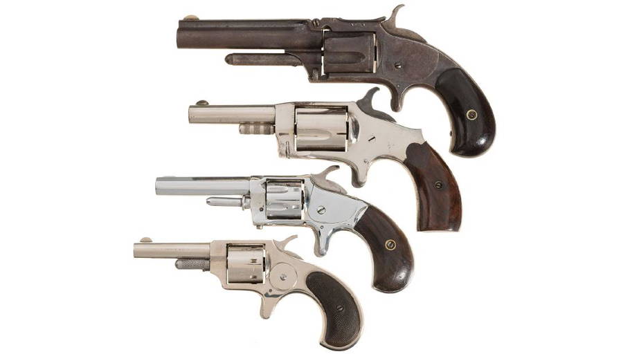 Four Spur Trigger Revolvers