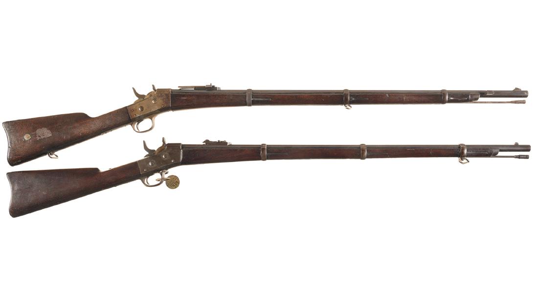 Two Rolling Block Rifles