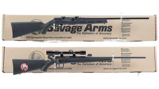 Two Savage Arms Rifles with Boxes -A) Savage Arms Model - Feb 24, 2021 ...