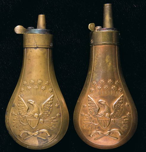Two Eagle Powder Flasks