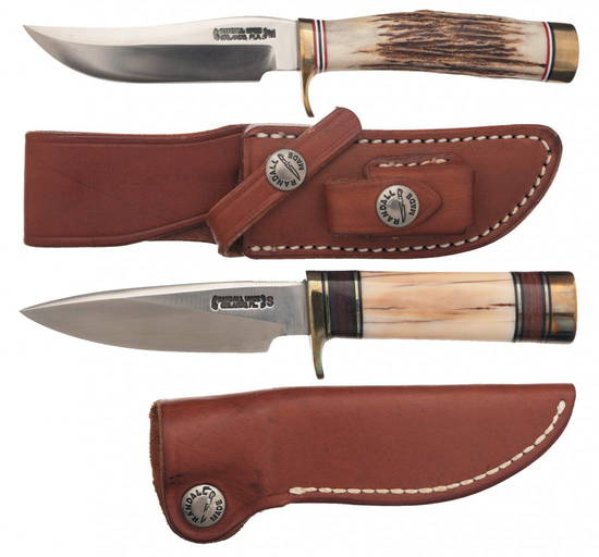 Two Randall Miniature Knives With Sheaths