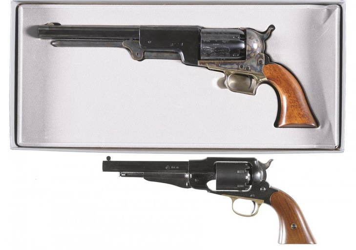 Two Reproduction Percussion Revolvers A) Colt Walker