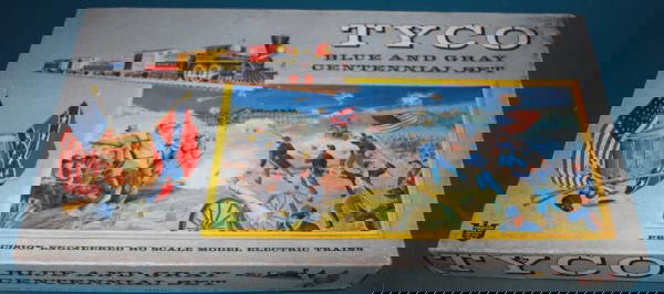 Blue & Gray Train Set Tyco Tc 77 Ho Civil War