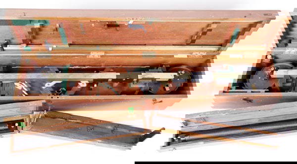 A Brass And Black Japanned Eidograph, Stanley, Lon