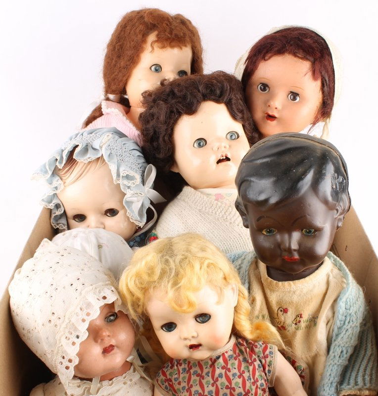 567: A Pedigree hard plastic doll, circa 1950s, with a