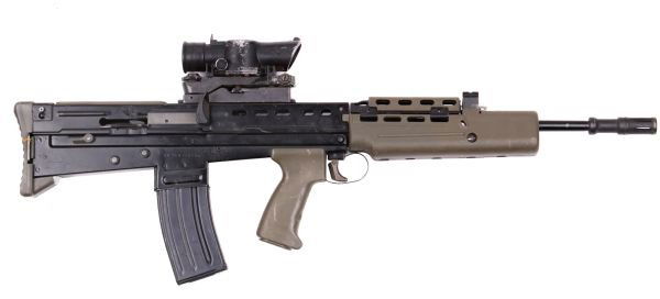 A De-Activated British 5.56mm SA80-L85A2 Selective