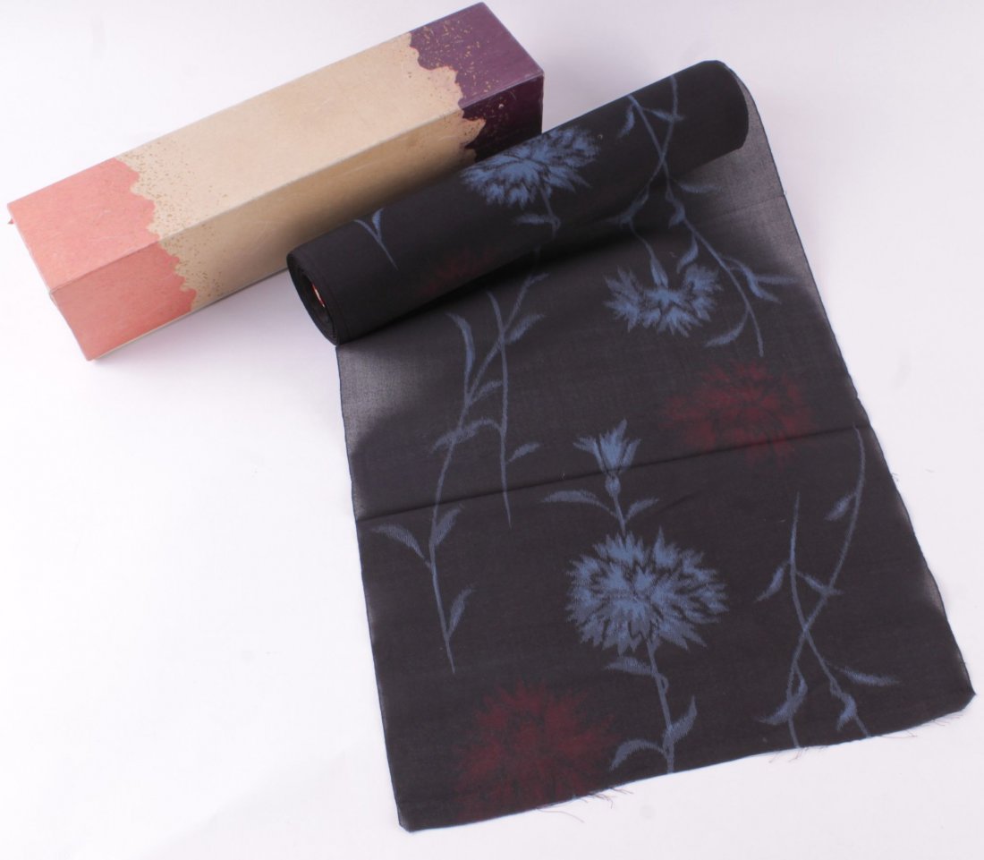 A roll of mid-20th century Japanese printed gauze