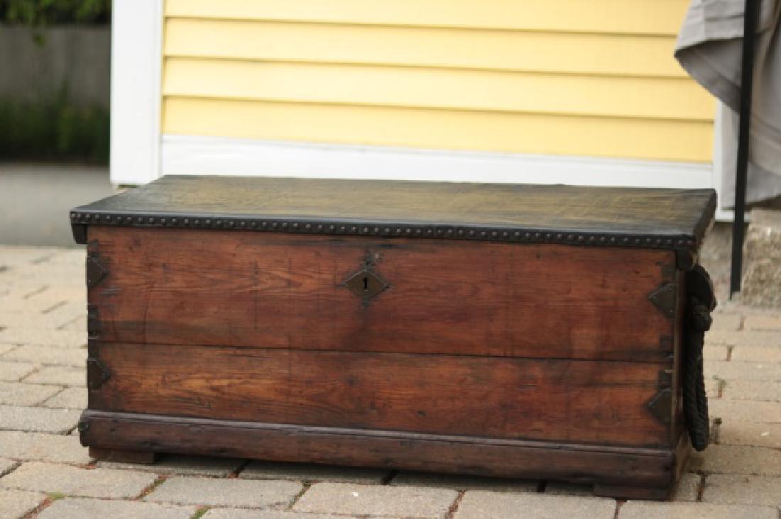 19th century ship's sea chest