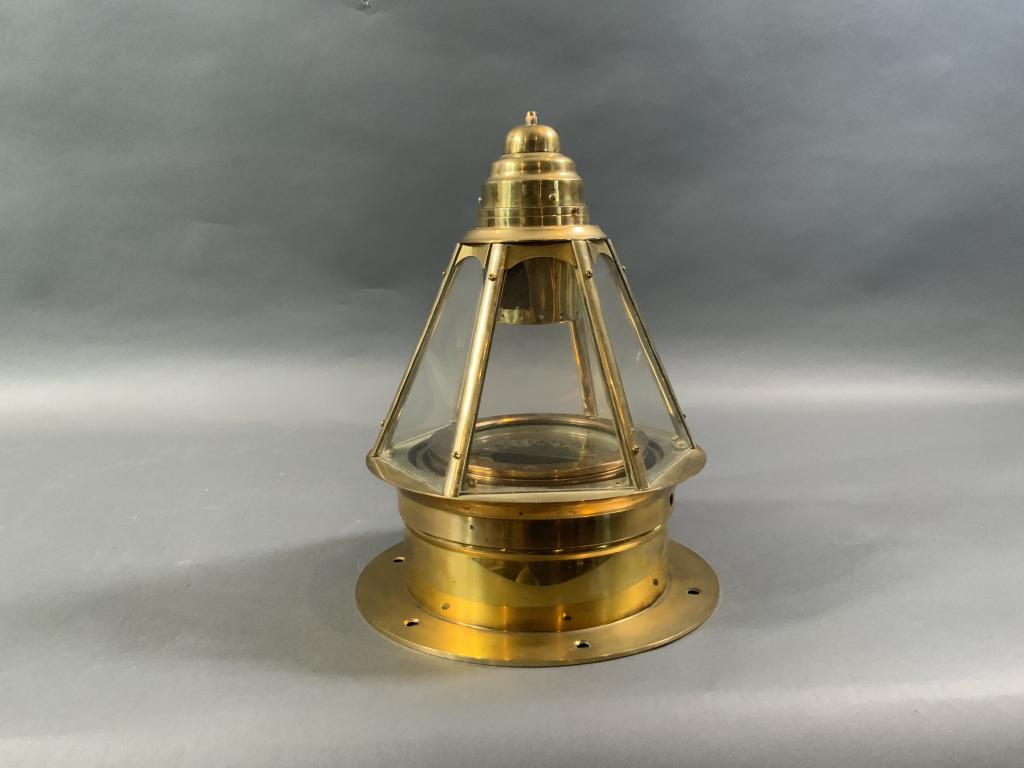 Solid Brass Skylight Binnacle Compass