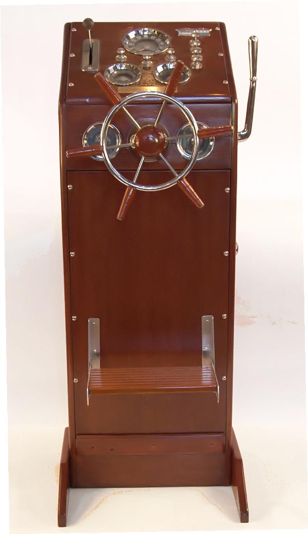1196: Chris Craft steering station.