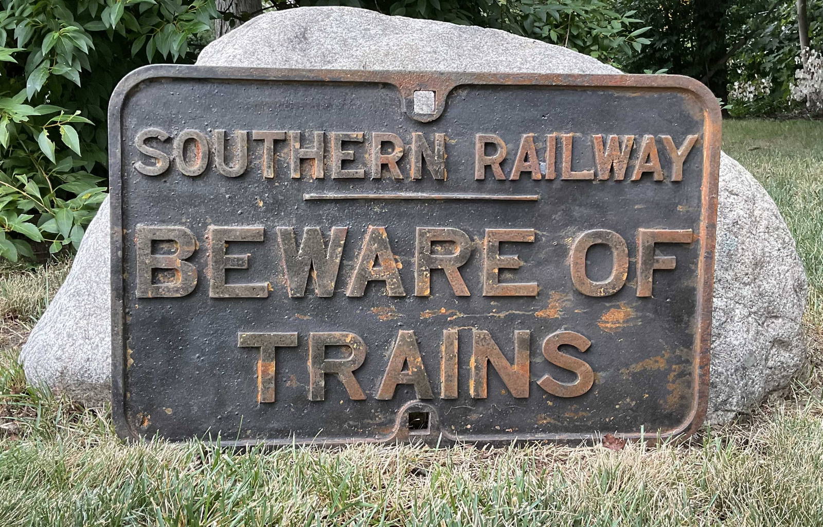 Southern Railway Beware Of Trains Sign Auction