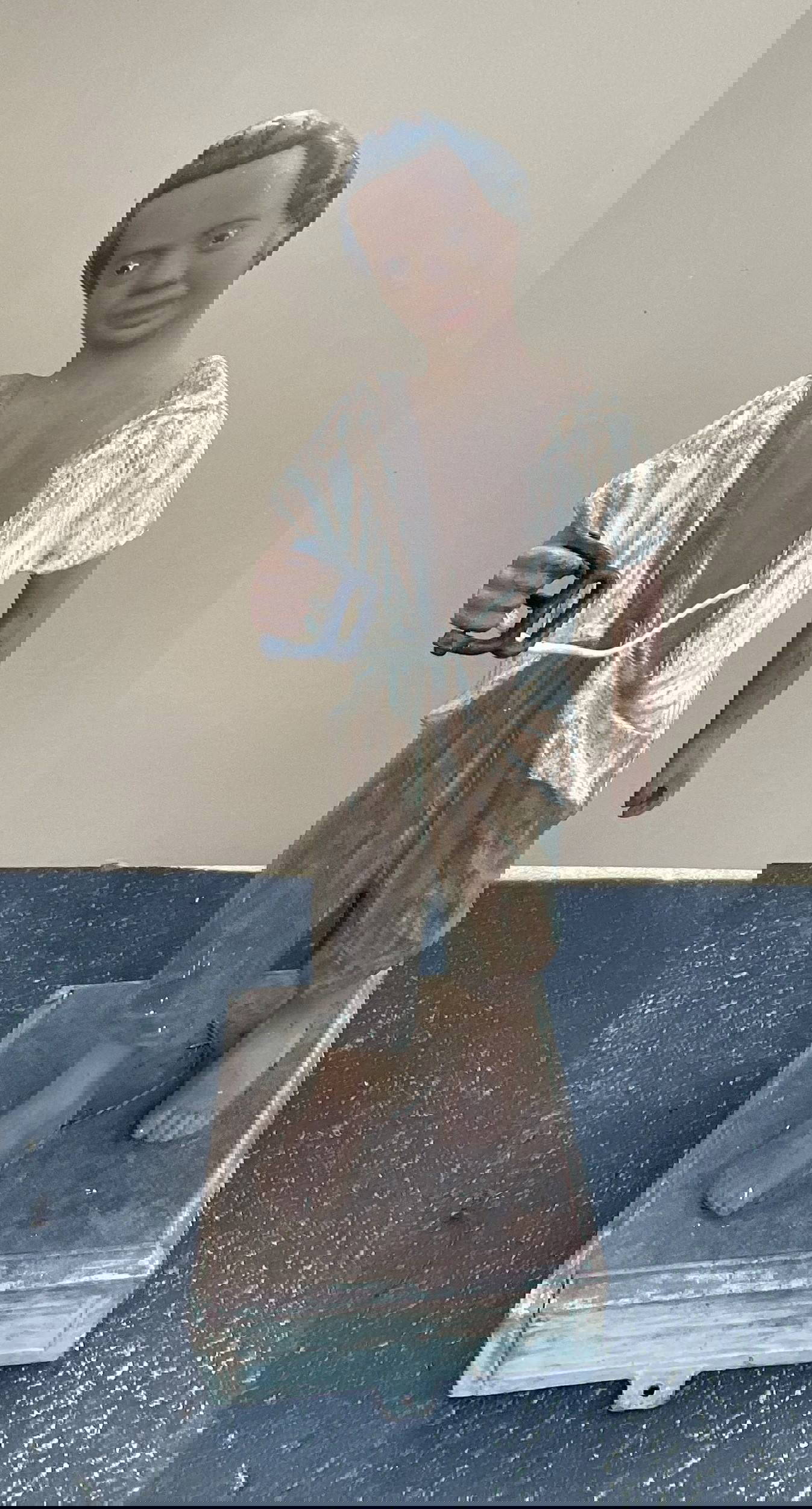 Black Americana Cast Iron Stable Hand Auction