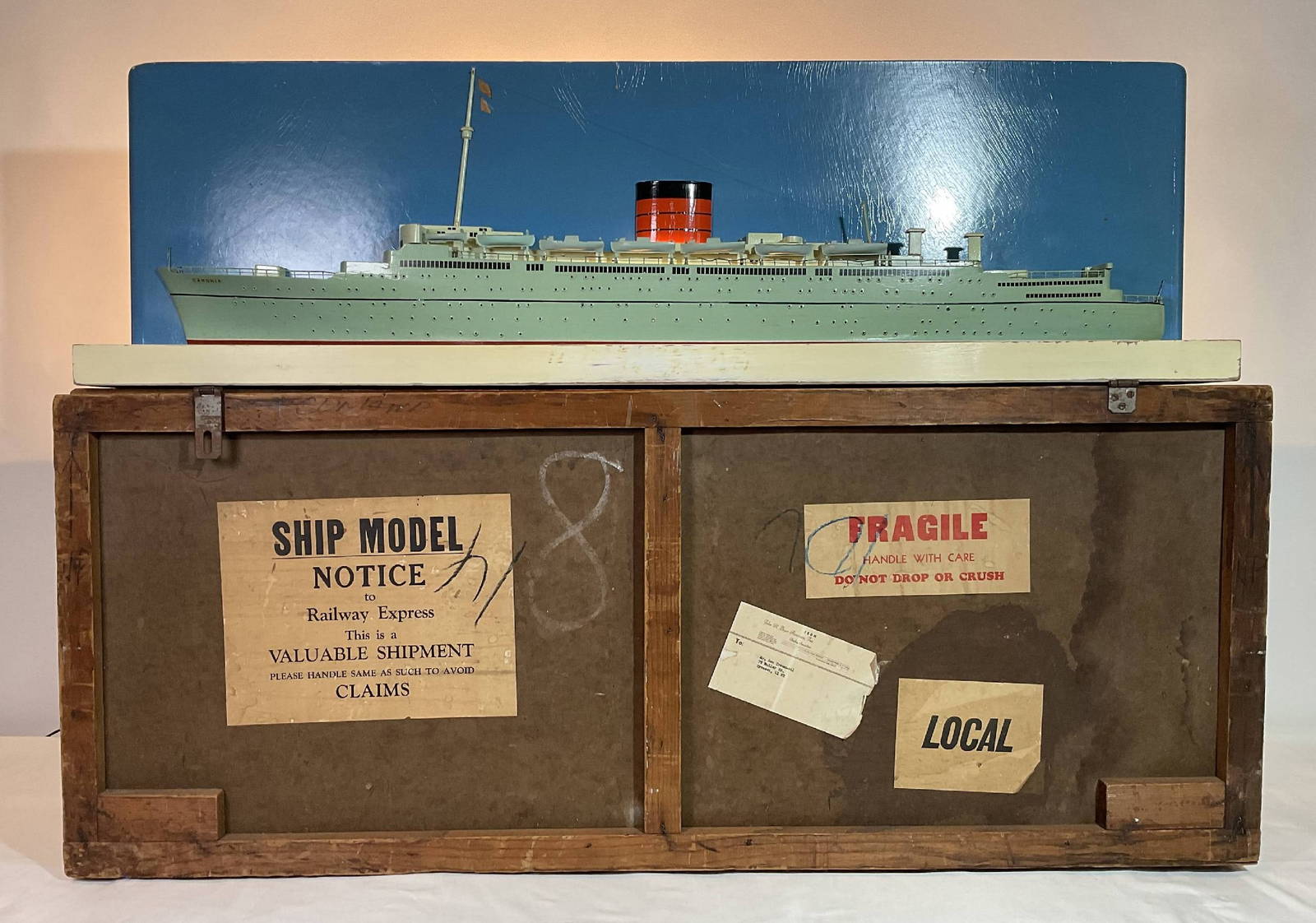 Cruise Liner Caronia Half Model Auction