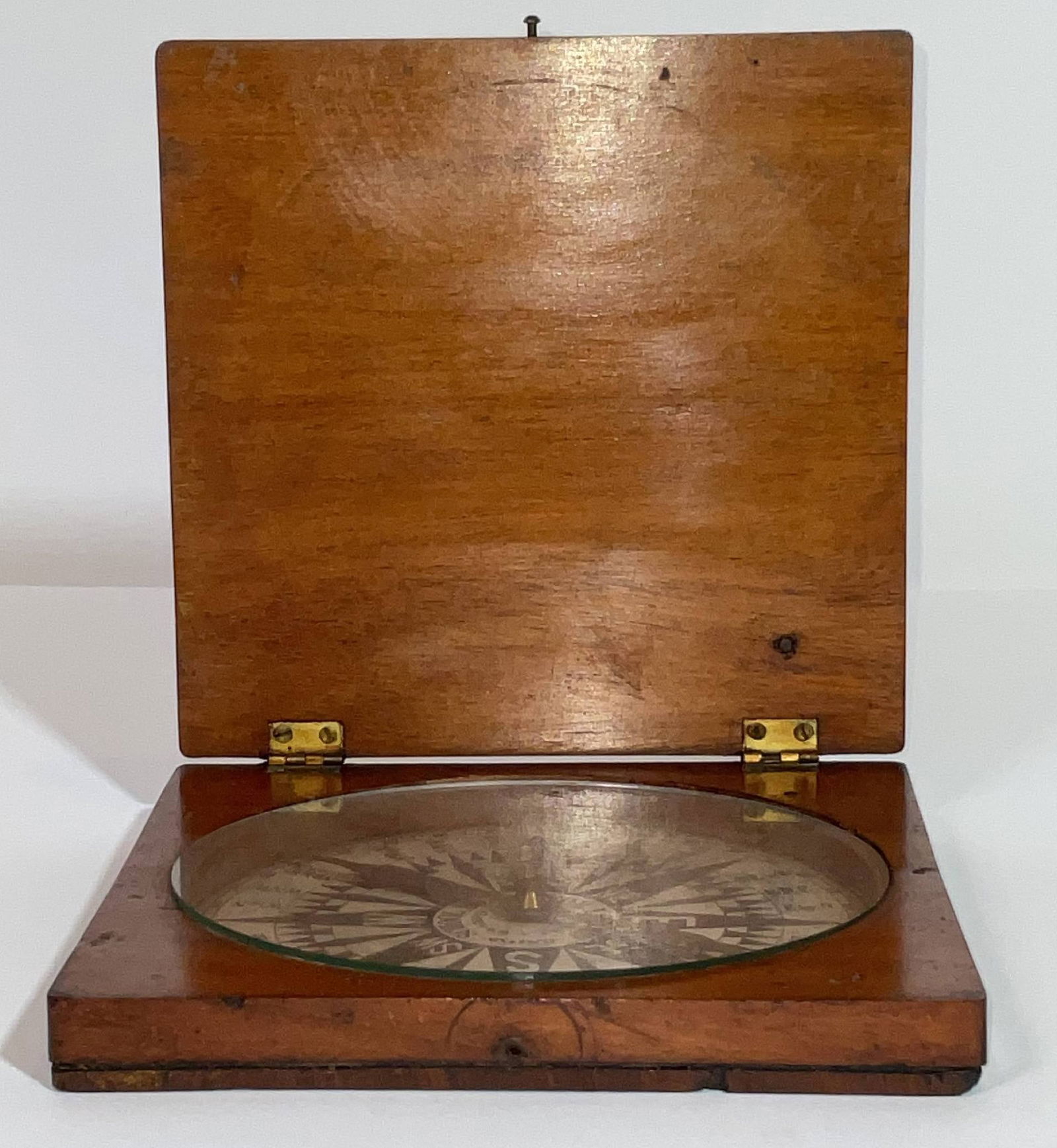 Compass In Hinged Mahogany Case From London, 19th Century - Jun 21, 2025 | Boston Harbor ...