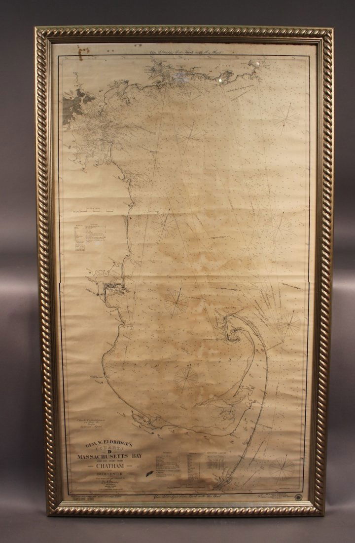 Original Eldridge Chart of Cape Cod Bay