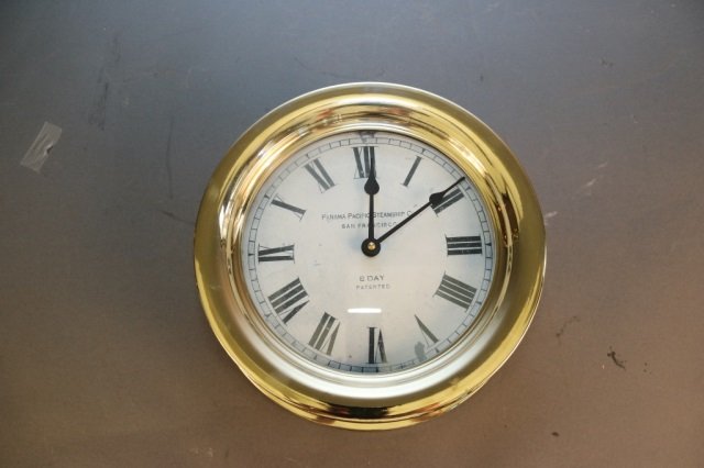 Solid Brass Reproduction Ship's Clock