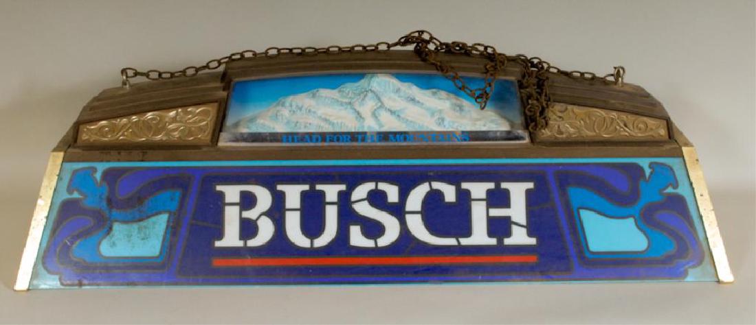 Busch Beer Advertising Pool Table Light