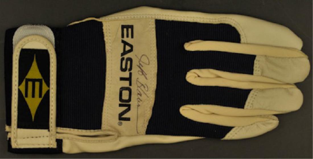 Jeff Blauser & Mark Lemke Signed Batting Glove