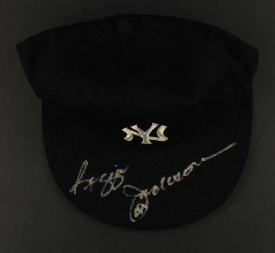 Signed Reggie Jackson Ny Hat